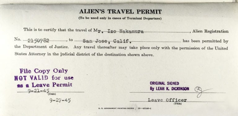 Alien Travel Permit_Nakamura - 50 Objects